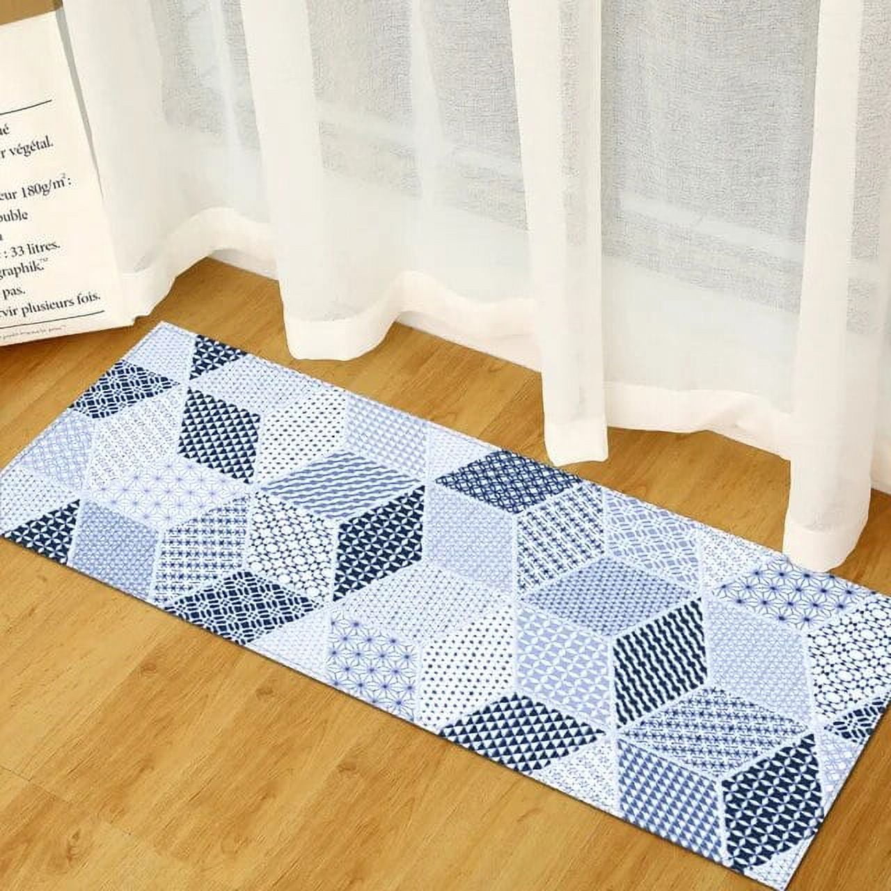 Kitchen PCV Mat Wood Grain Mat Entrance Kitchen Bedroom Living Room ...