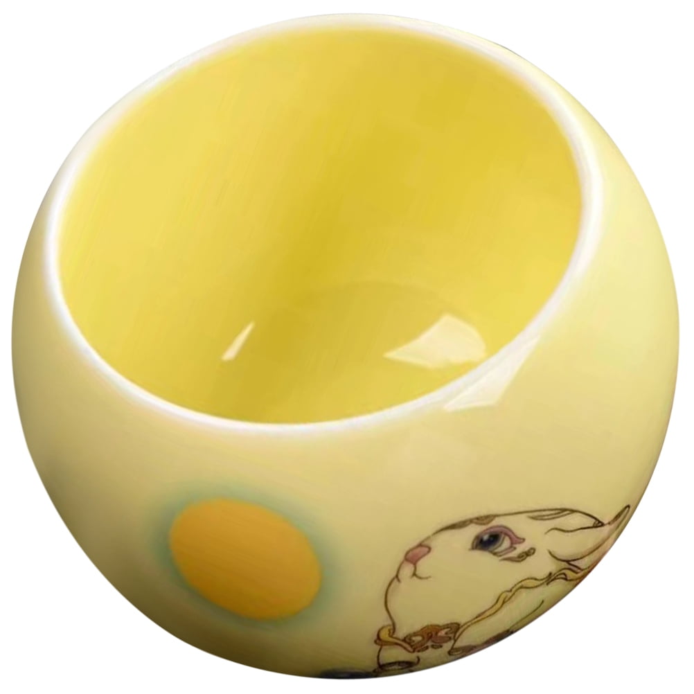 Brandonz Chinese Rabbit Tea Cup - Ceramic Porcelain Gongfu Teacup ...