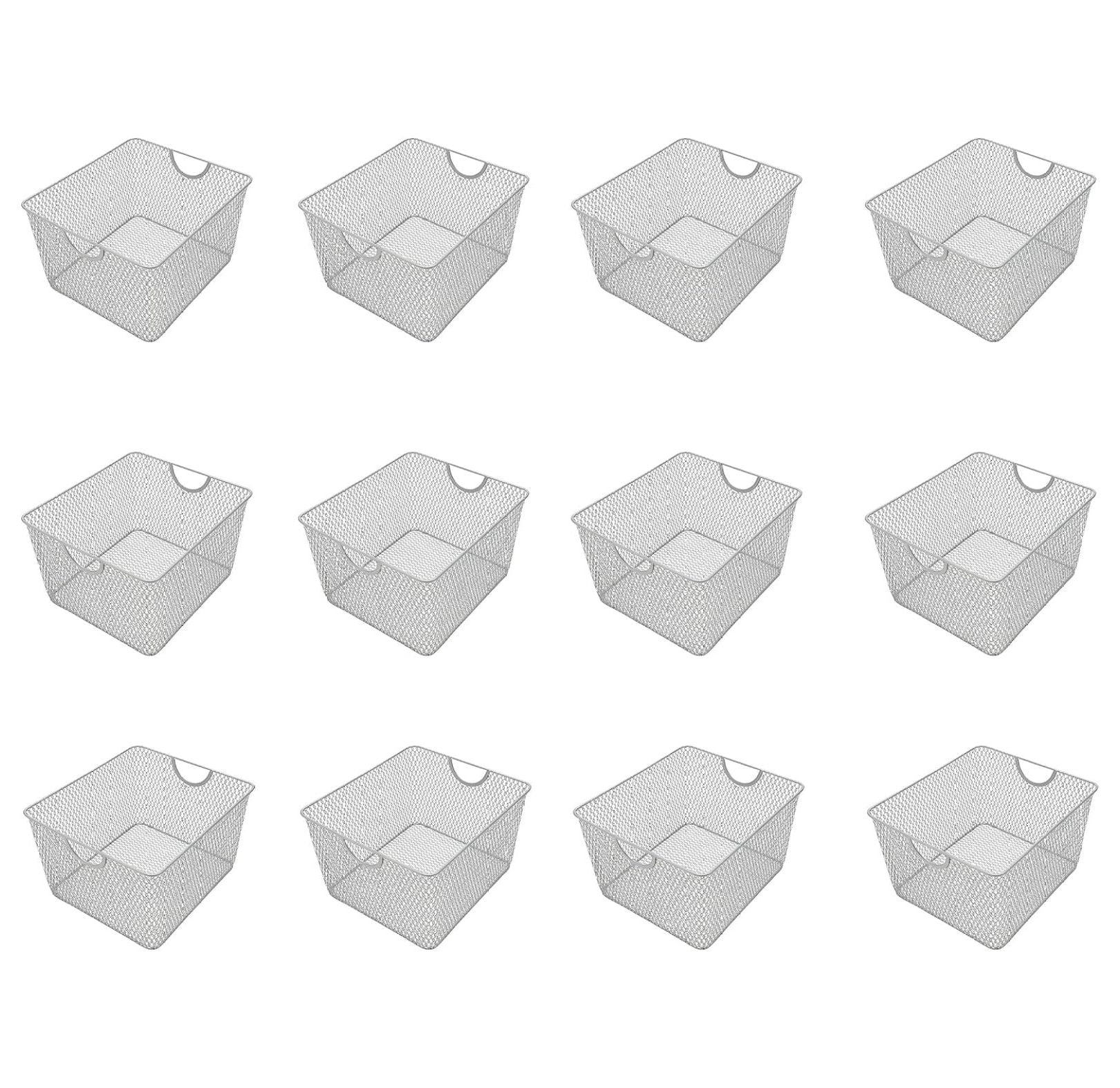 Kitchen Pantry Organizer Wire Basket for Shelves, Cabinets, Pantry ...