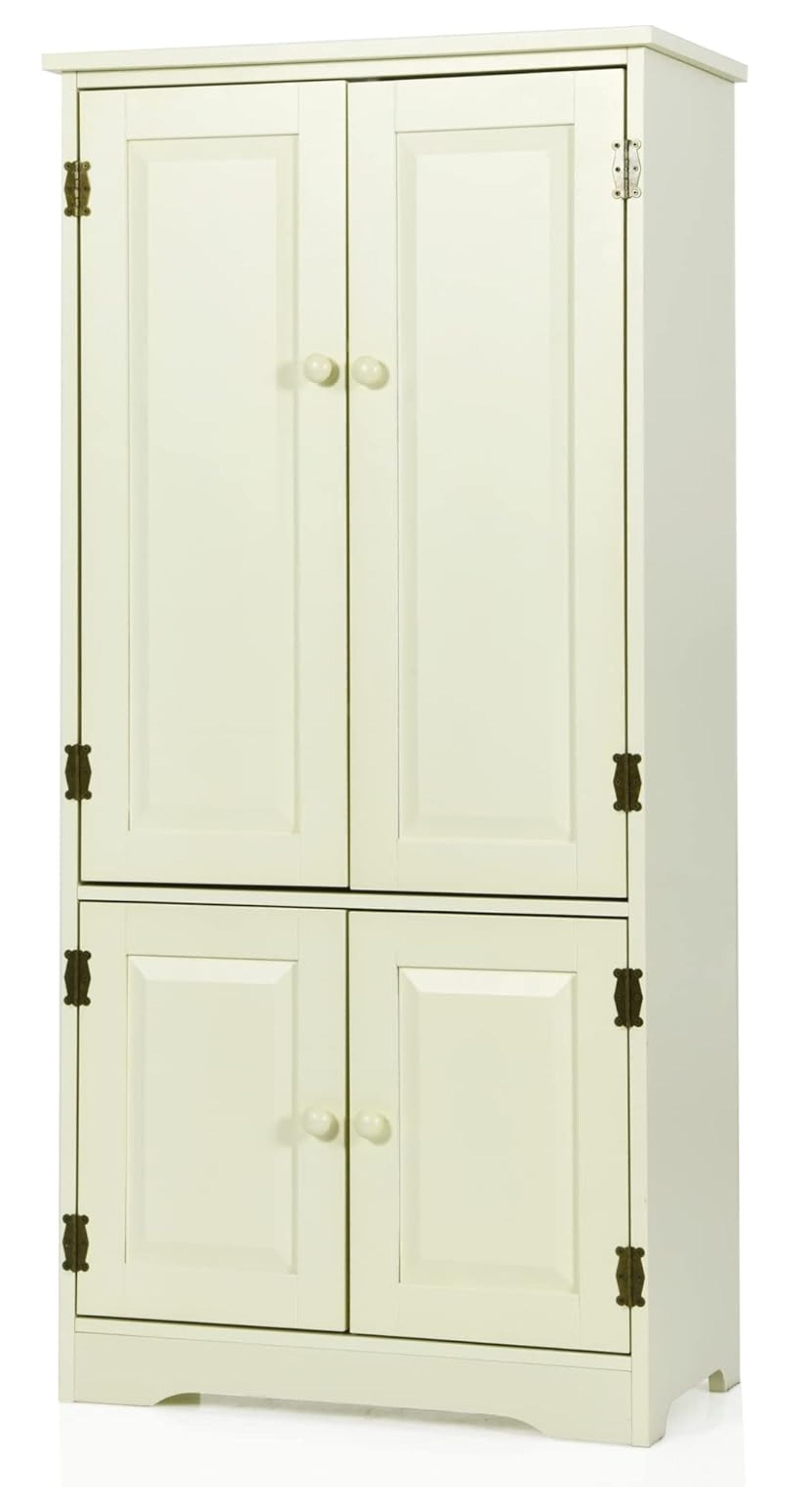 Kitchen Pantry Storage Cabinet, Freestanding Kitchen Cupboard with ...