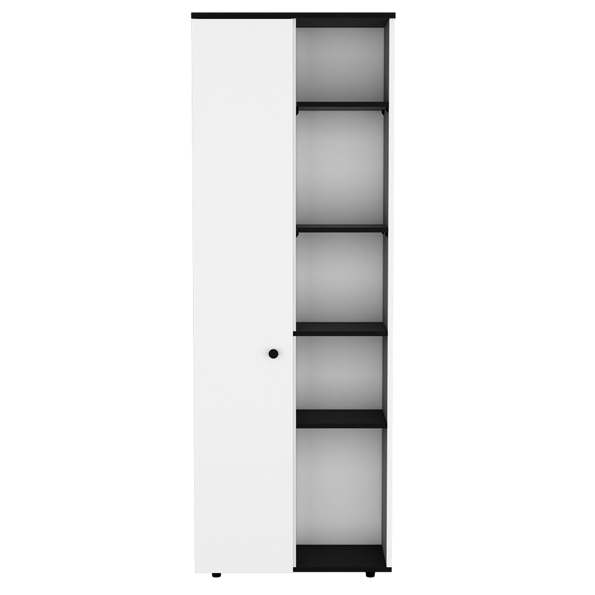 Kitchen Pantry Storage Unit | Multiple Shelf Heights for Big and Small Items | Engineered Wood ...