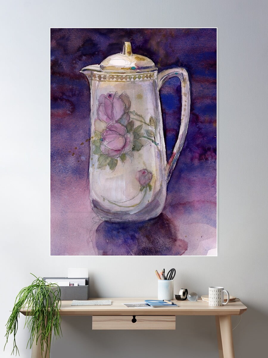 Kitchen Pitcher Poster Wall Art, Modern Wall Decor For Living Room ...