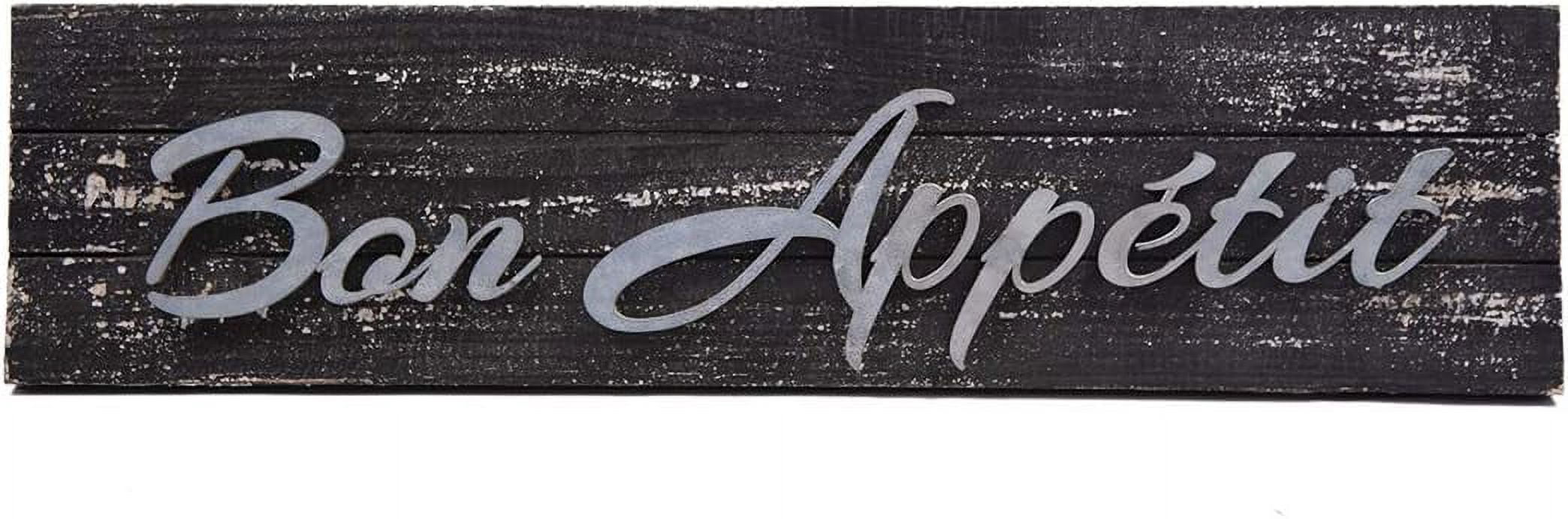 Kitchen Plaque – “Bon Appetit” ative Wooden Wall and Door Living and ...
