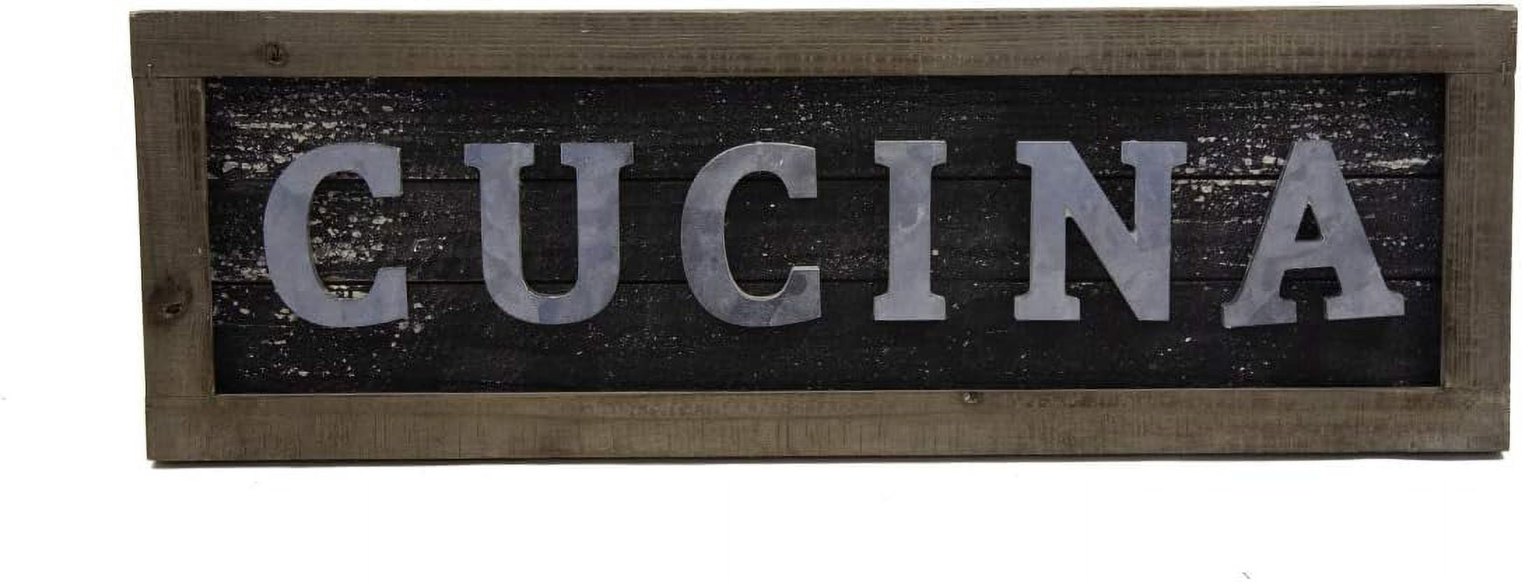 Kitchen Plaques - Cucina Italian ative Wooden Wall and Door Signs ...
