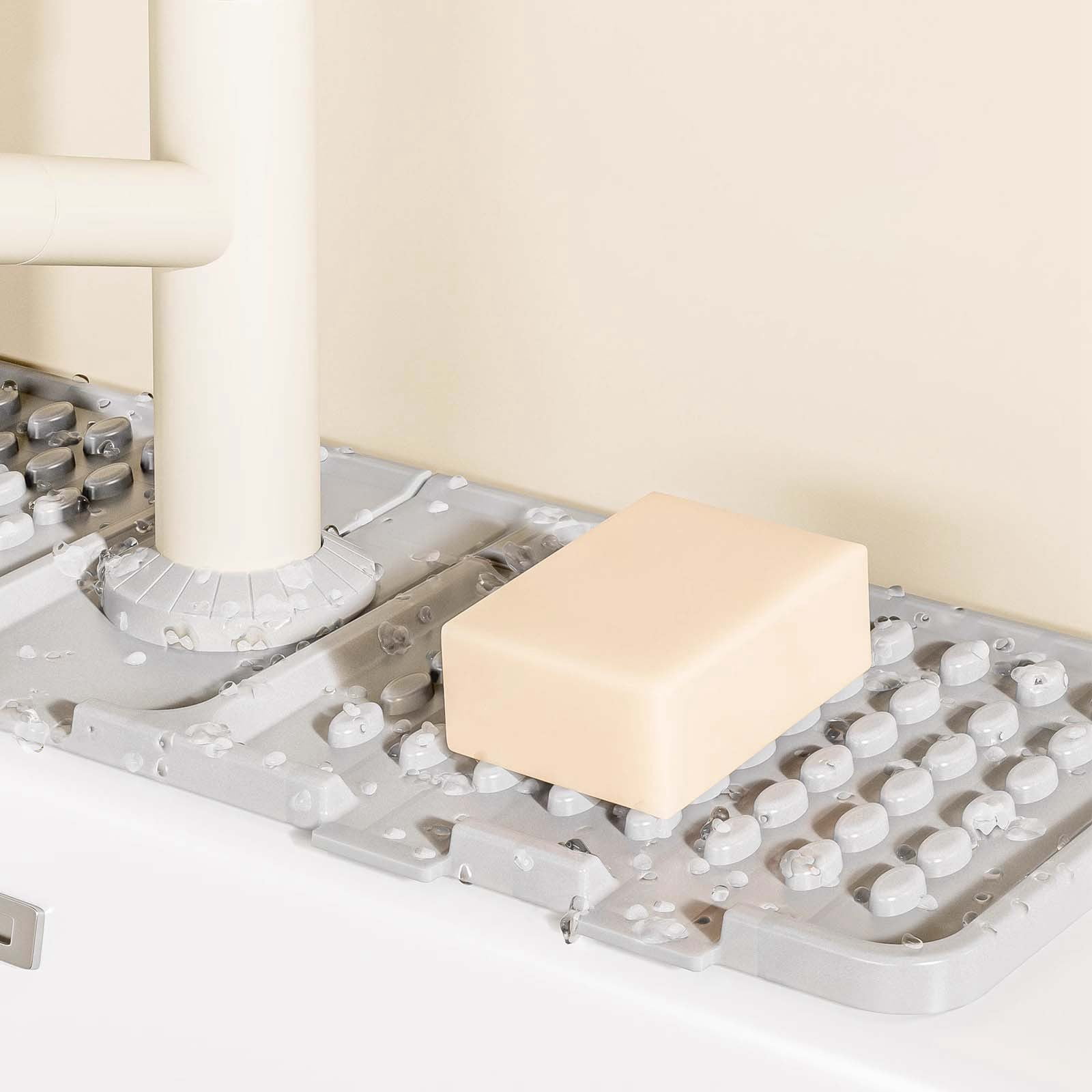 Kitchen Plate Rack Faucet Drain Pad Kitchen Water Retaining Can Be Cut ...