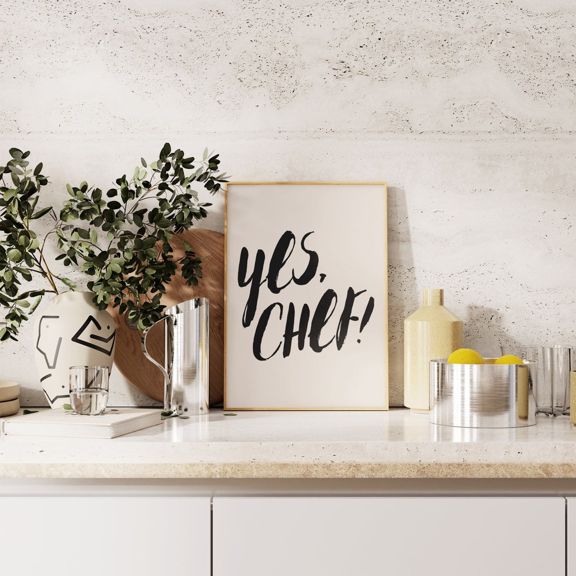 Kitchen Poster, Aesthetic Food Wall Art For Trendy Kitchen Decor ...