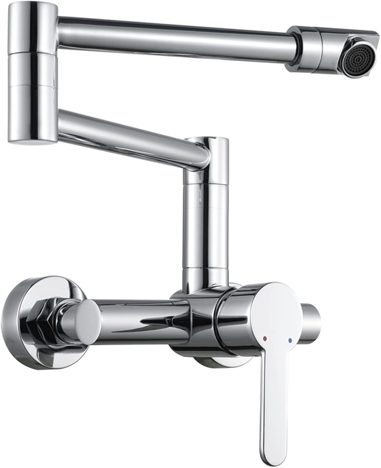 Kitchen Pot Filler Faucet Brass Chrome Folding Kitchen Sink Faucet ...