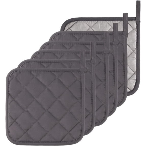 Kitchen Pot Holders Set Heat Resistant Pure Cotton Potholders Kit ...