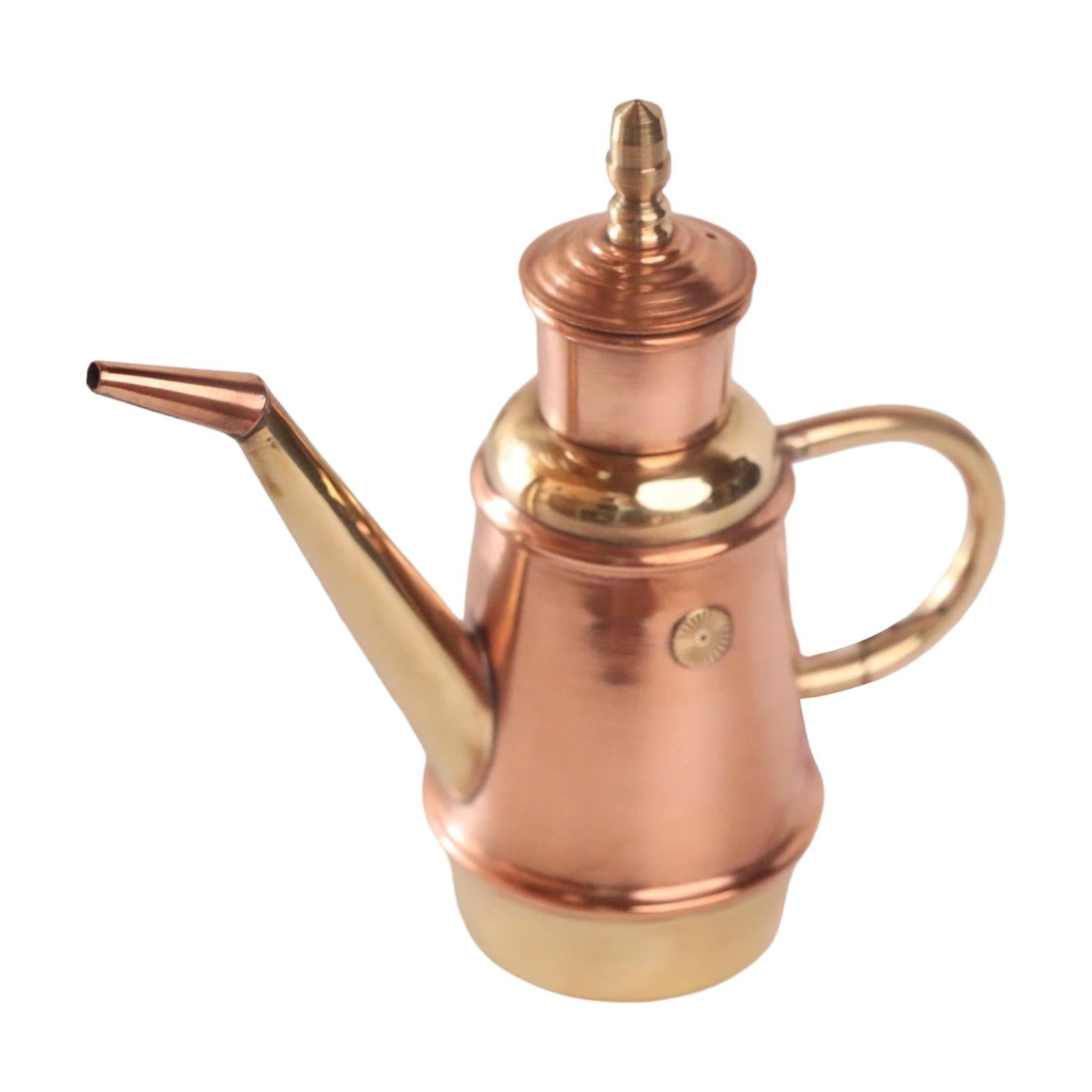 Kitchen Pot Italian Copper Oil Dispenser 350ml Easy Clean Traditional ...