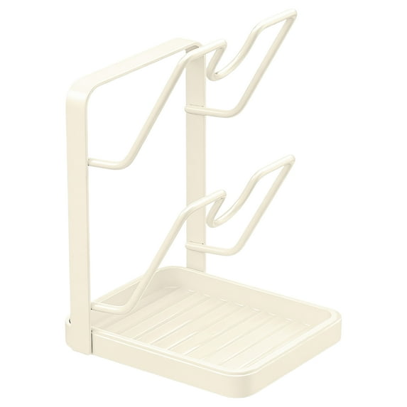 Kitchen Pot Lid Organizer Rack With Drip Tray - Space - Saving, Wall ...