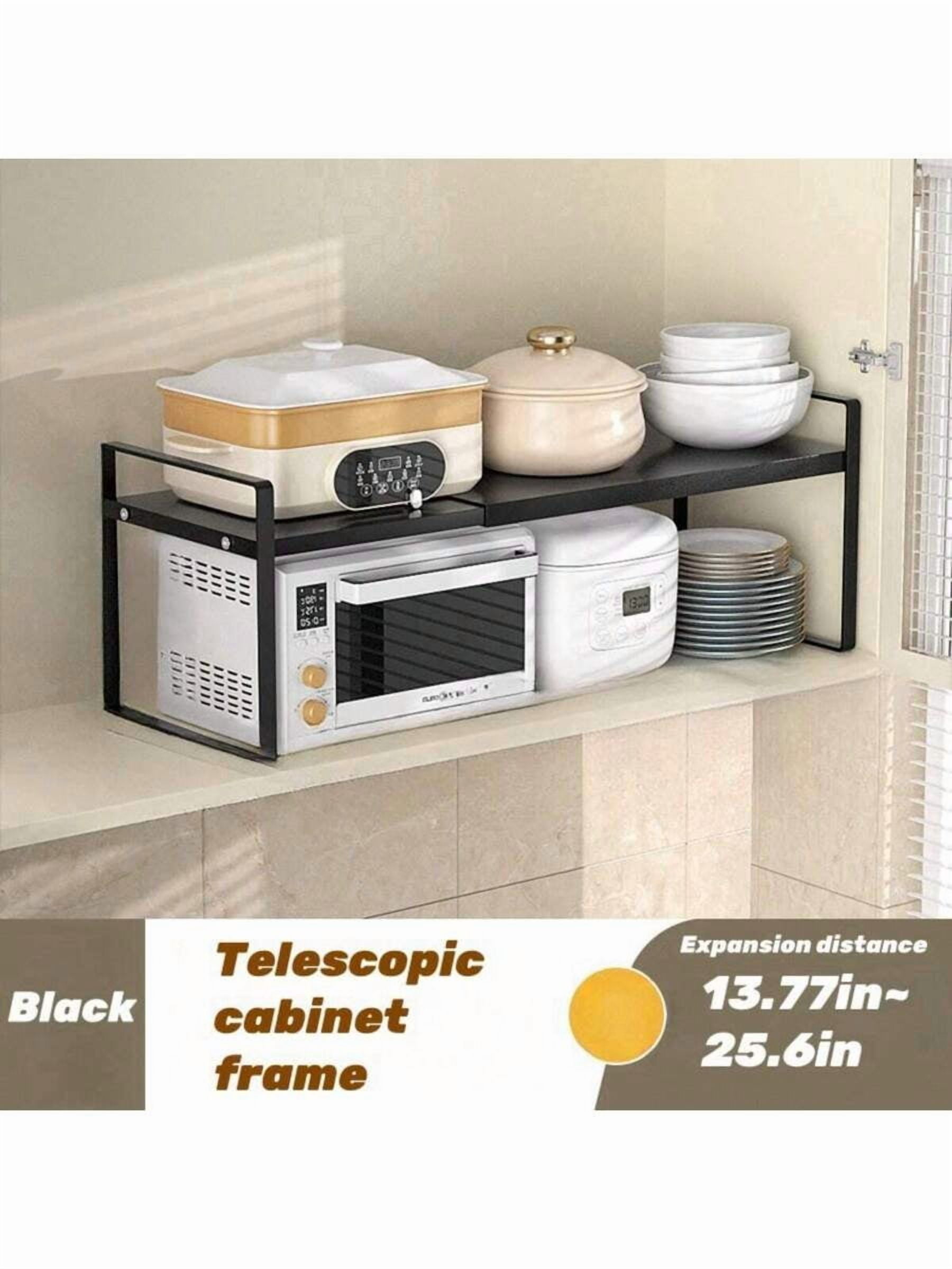 Kitchen Pot & Pan Rack – Expandable Layered Cabinet Storage Shelf ...