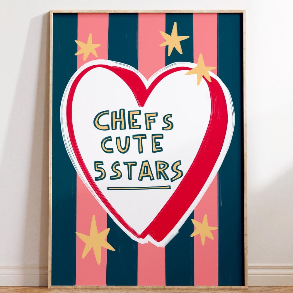 Kitchen Print, Chefs Cute Art Print, Kitchen Poster, Kitchen ...