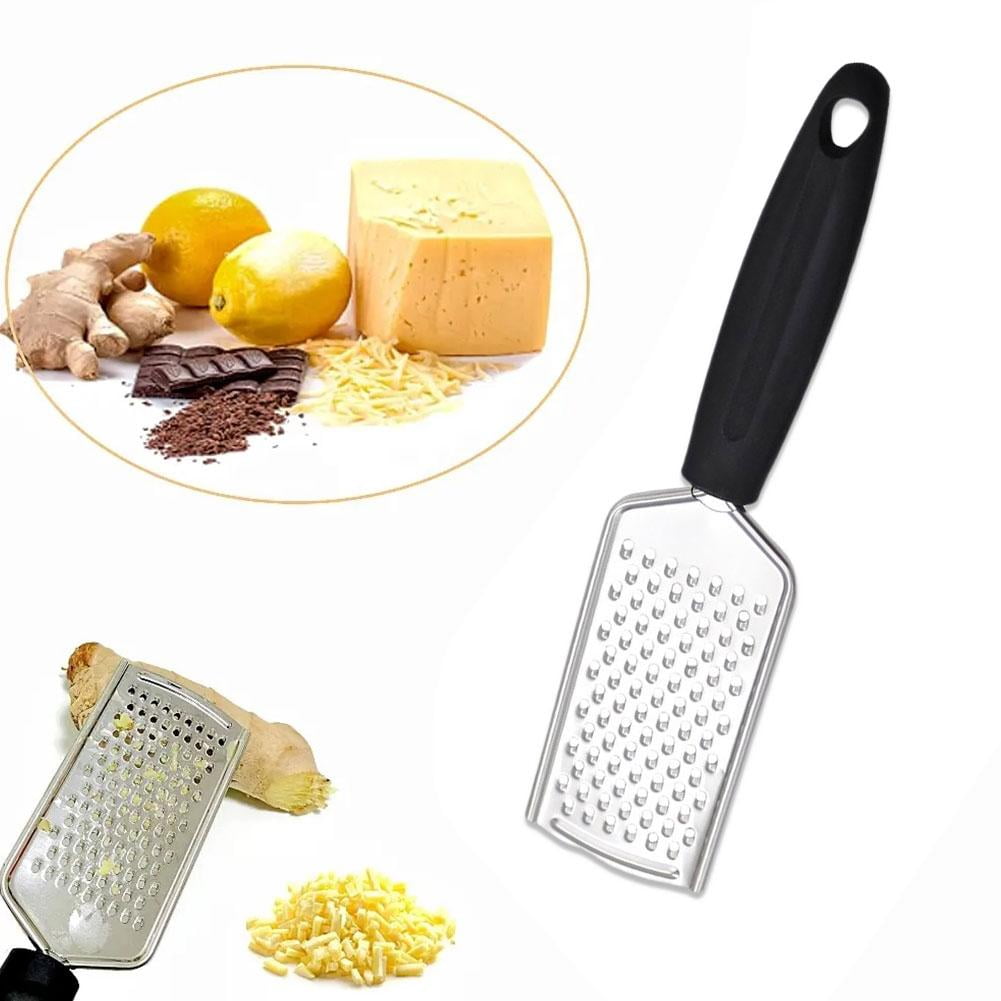 Kitchen Professional Stainless Steel Flat Handheld Cheese Grater ...