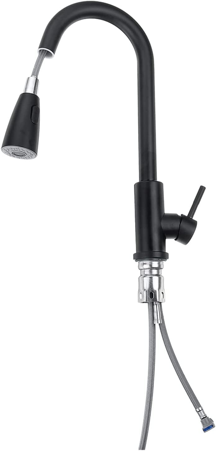 Kitchen Pull Out Faucet 360 Rotation Pull Out Spout Sprayer Sink ...