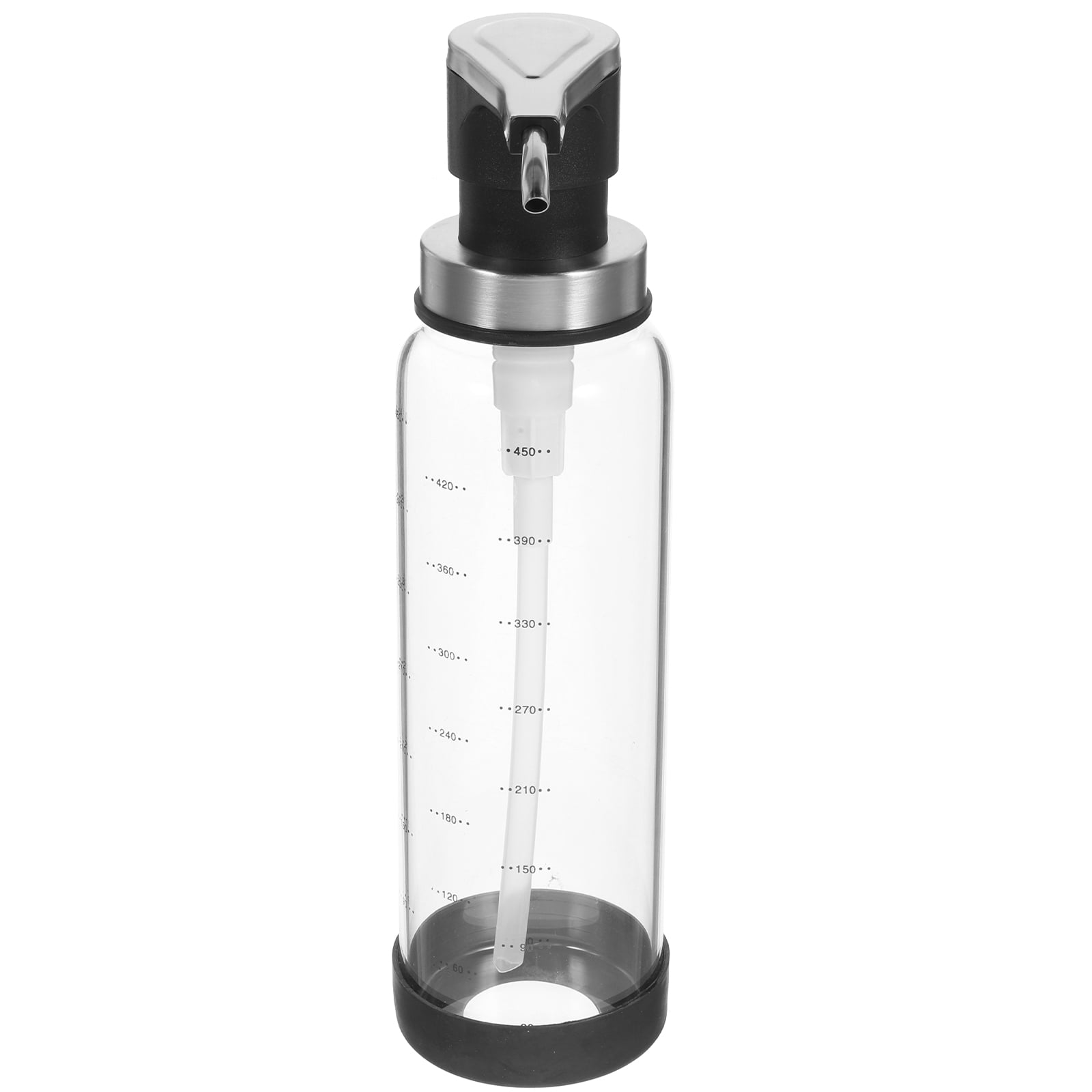 Kitchen Pump Bottle Coffee Syrup Dispenser Empty Jam Glass Dispenser ...