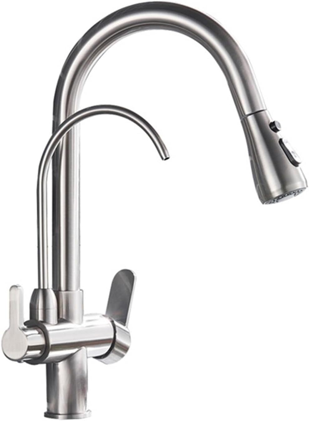Kitchen Pure Water Sink Faucet, 360 Degree Swivel Filter Faucet, Spout ...