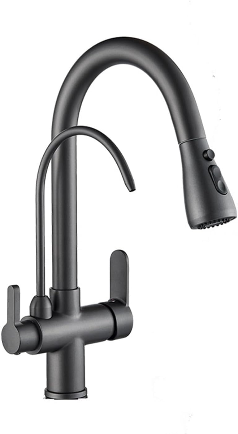 Kitchen Pure Water Sink Faucet, 360 Degree Swivel Filter Faucet, Spout ...