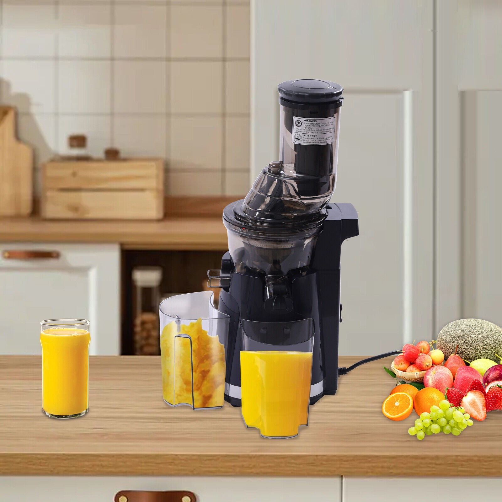 Kitchen Quiet Slow Juicer Masticating Juicer Machine Cold Press ...