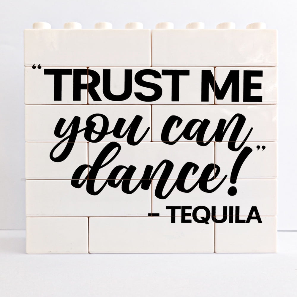 Kitchen Quote Building Bricks Blocks Puzzles With Saying Desk Decor ...