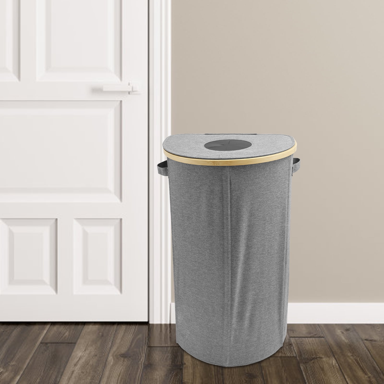 Kitchen Recycling Bin Large Capacity Bottle Recycling Basket with Lid ...