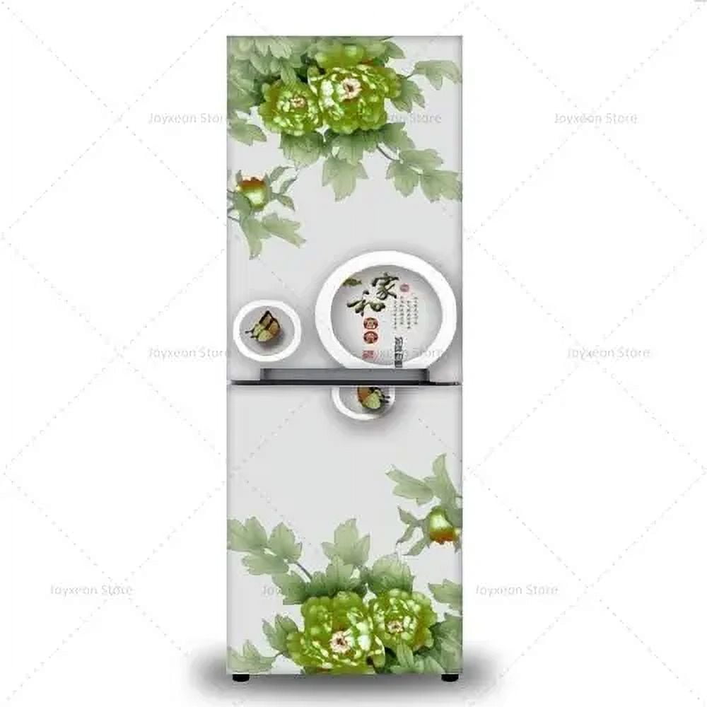 Kitchen Refrigerator Sticker Simple PVC Waterproof Self-adhesive Poster ...