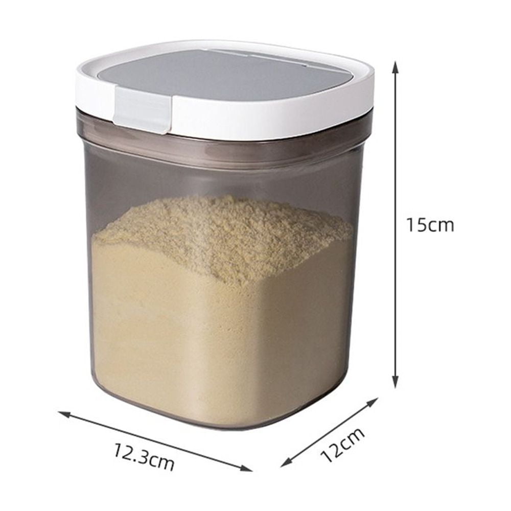 Kitchen Reusable Food Storage Containers Free Scraper Spoon Plastic ...