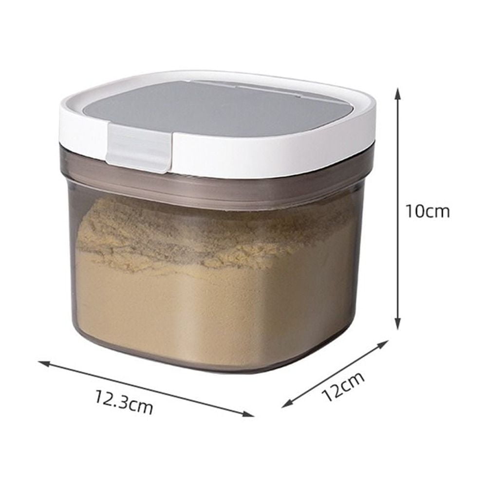 Kitchen Reusable Food Storage Containers Free Scraper Spoon Plastic ...