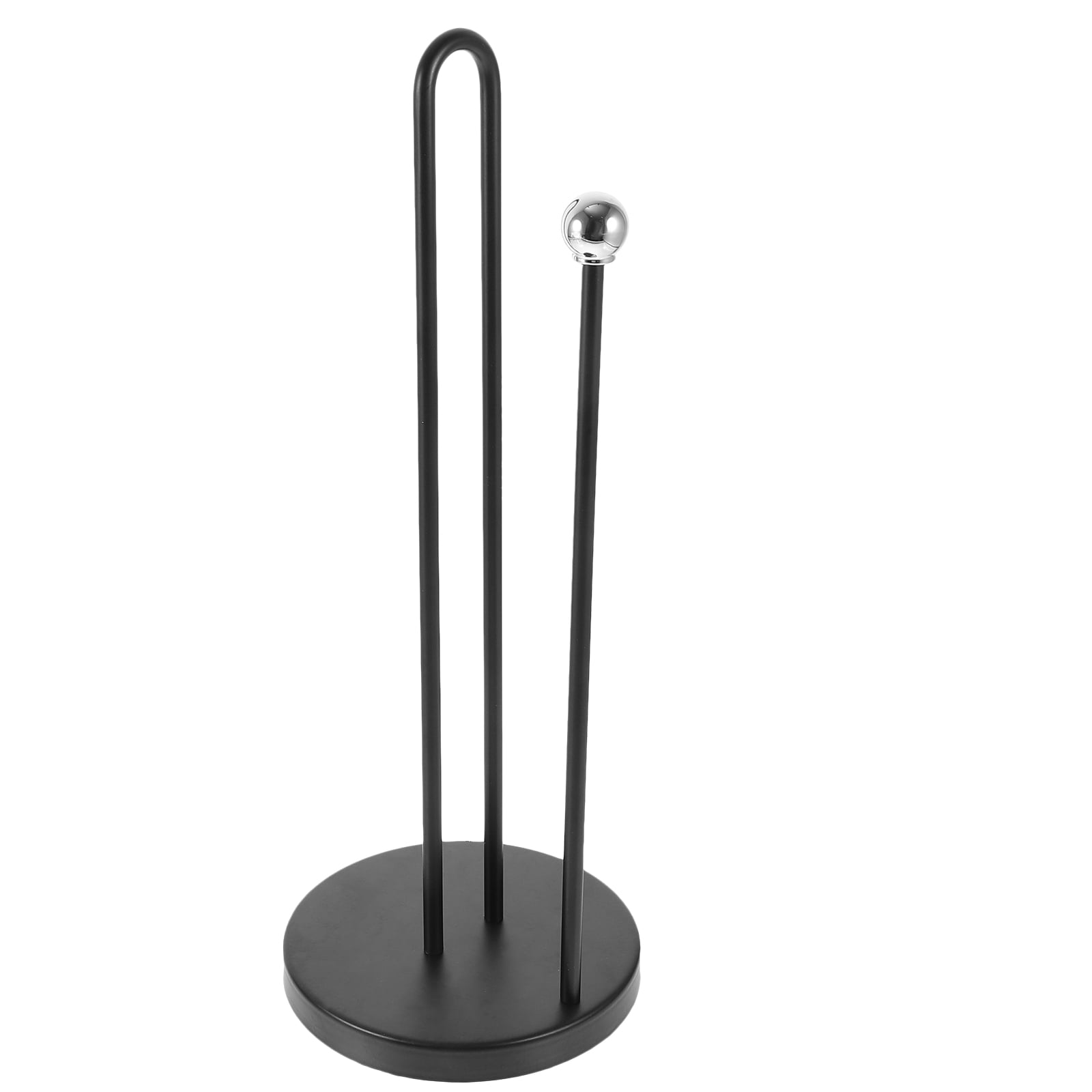 Kitchen Roll Paper Stand Countertop Paper Towel Rack Stable Iron Napkin ...