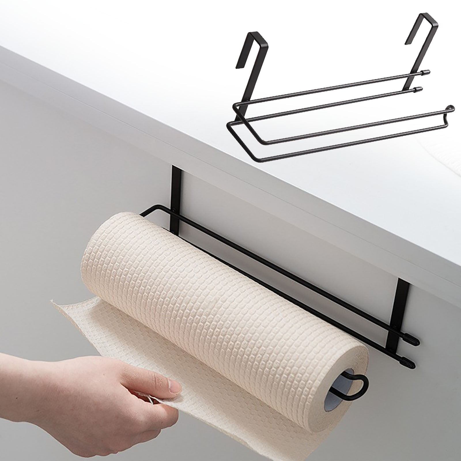 Kitchen Roll Paper Towel Holder Tissue Hanger Organizer Rack Tissue ...