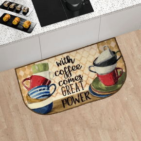 Coffee Themed Kitchen Rugs
