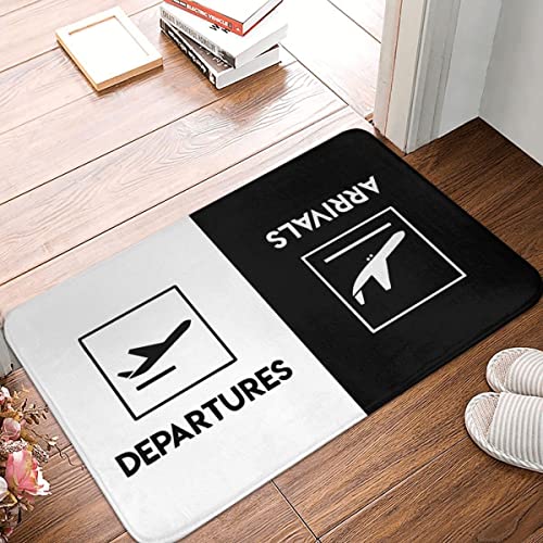 Kitchen Rug Runner Non Slip The Exit Arrival Departure Doormat Bedroom ...