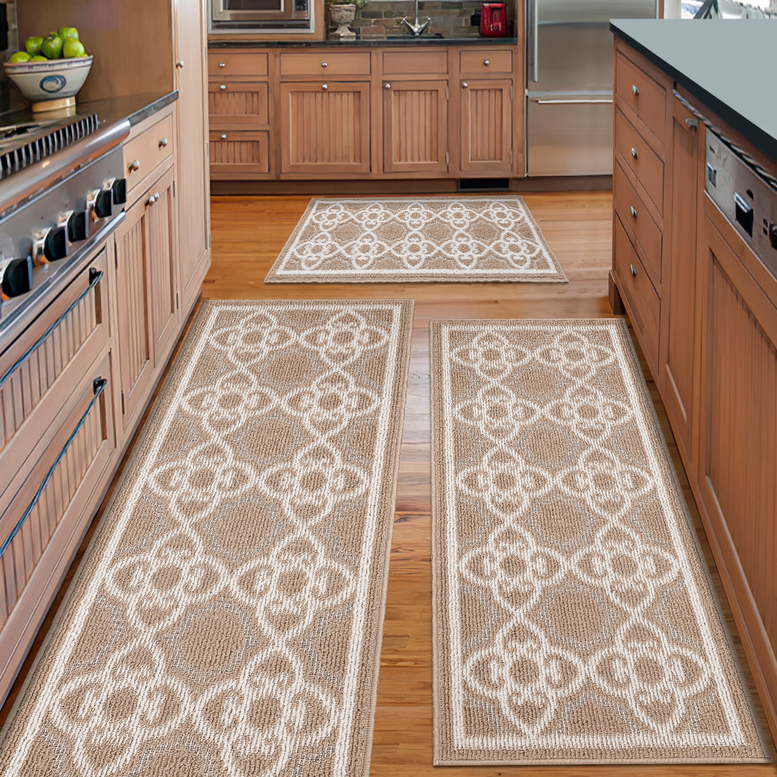 Kitchen Rug Sets 3 Piece With Runner,Farmhouse Kitchen Runner Rugs Non ...