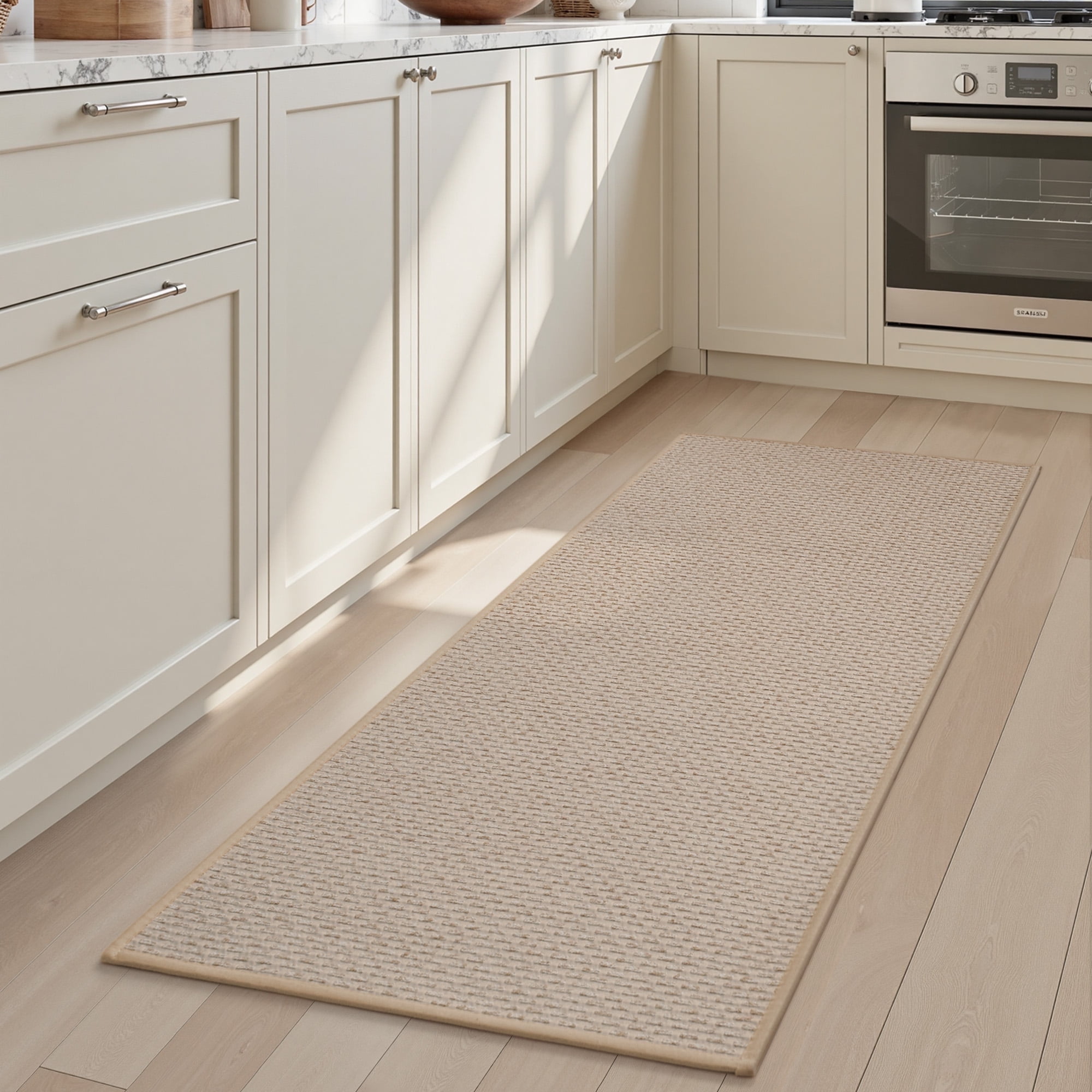 Kitchen Rugs 20"x47" Kitchen Mat Non-Slip Twill Kitchen Floor Mats ...