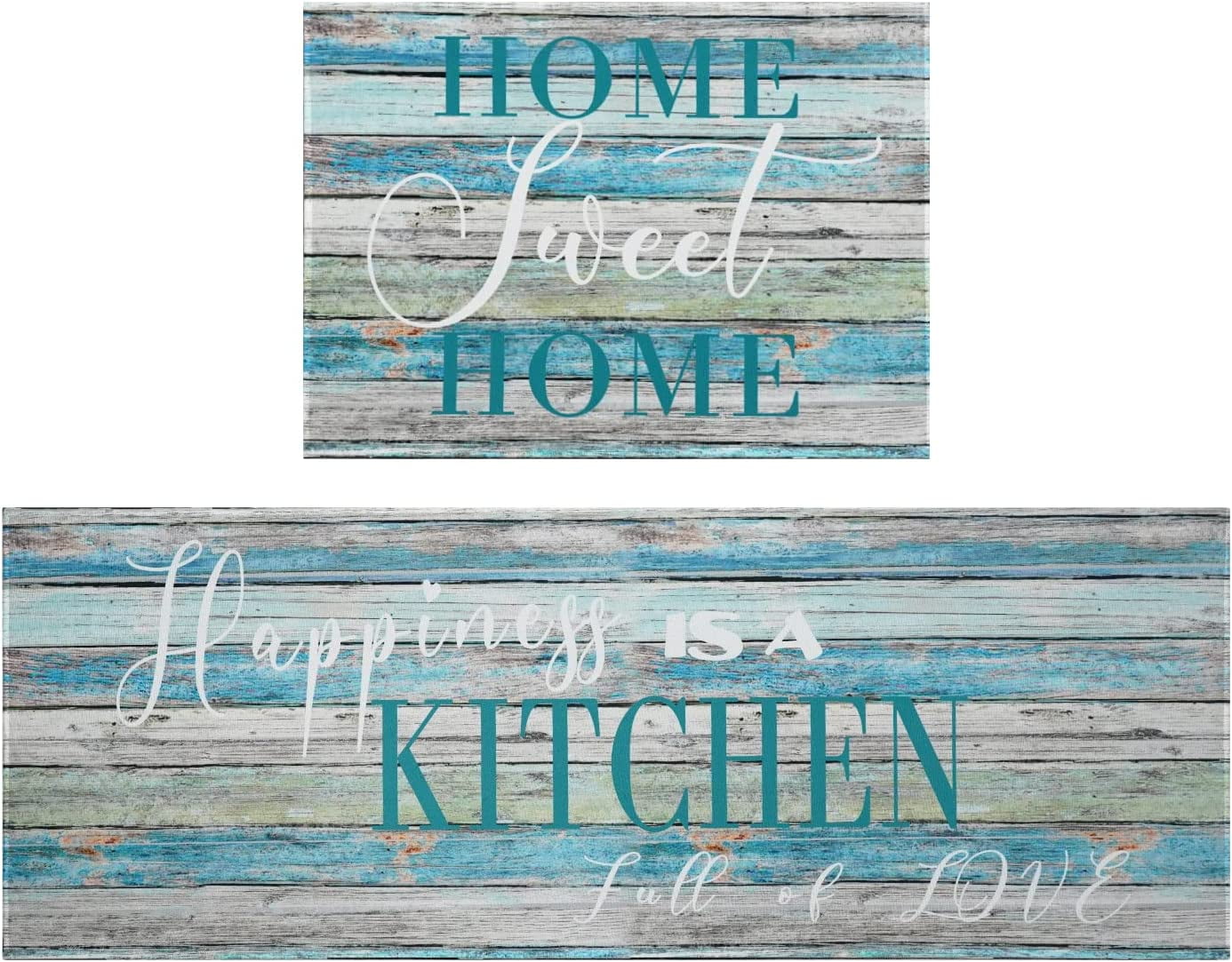 Kitchen Rugs and Mats Non Skid Washable Summer Themed Kitchen Mat and ...
