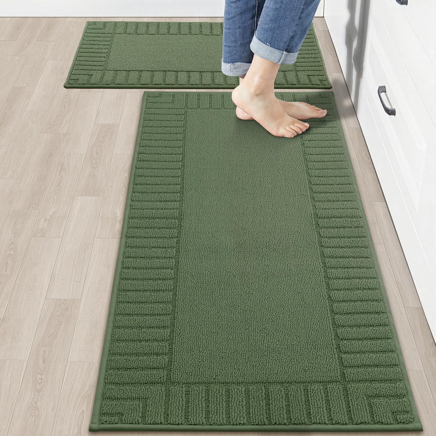 Kitchen-Rugs-Non Slip-Kitchen-Mats- for-Floor Machine Washable Kitchen ...