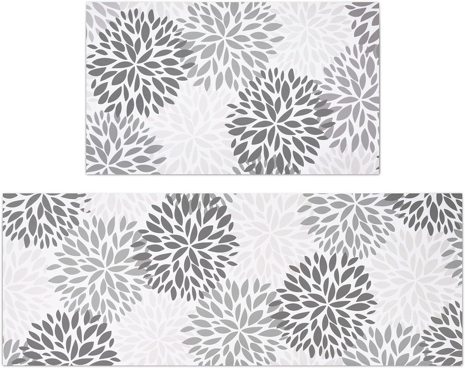 Kitchen Rugs Set of 2 Anti Fatigue Kitchen Mats for Floor, Boho Non ...