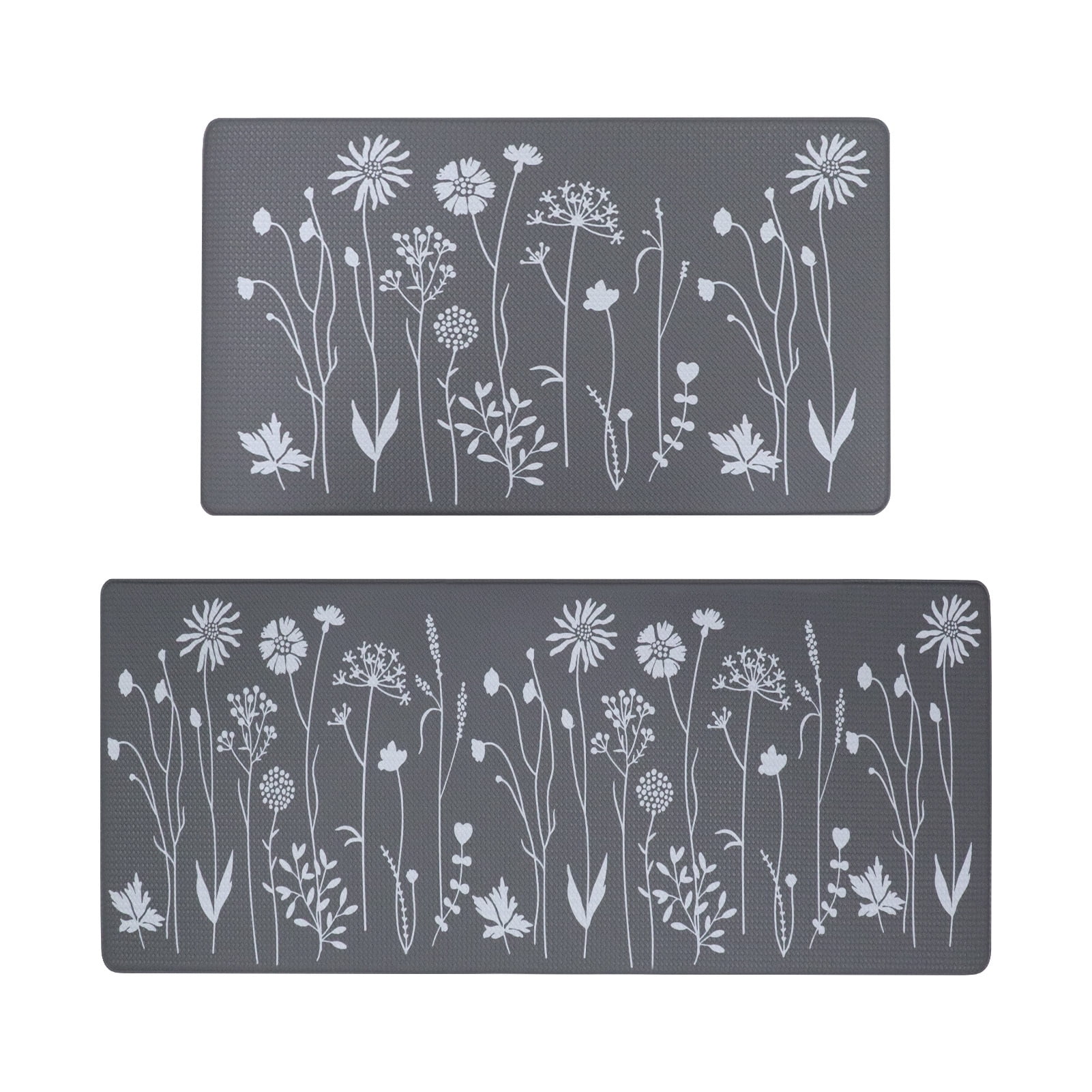 "Comfort Floor Kitchen Rugs Set of 2, Non-Skid, Waterproof, Anti ...