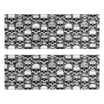Kitchen Rugs Sets Of 2,Red and Gray Floral Pattern Anti Fatigue Kitchen ...