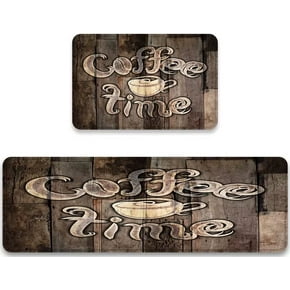 Coffee Themed Kitchen Rugs