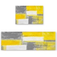 Arkwright Long Kitchen Area Rug (20x60), Skid-Resistant Backing, Brown ...