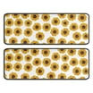 Kitchen Rugs Sets Of 2,Black White Star Moon Planet Comet Pattern Anti ...