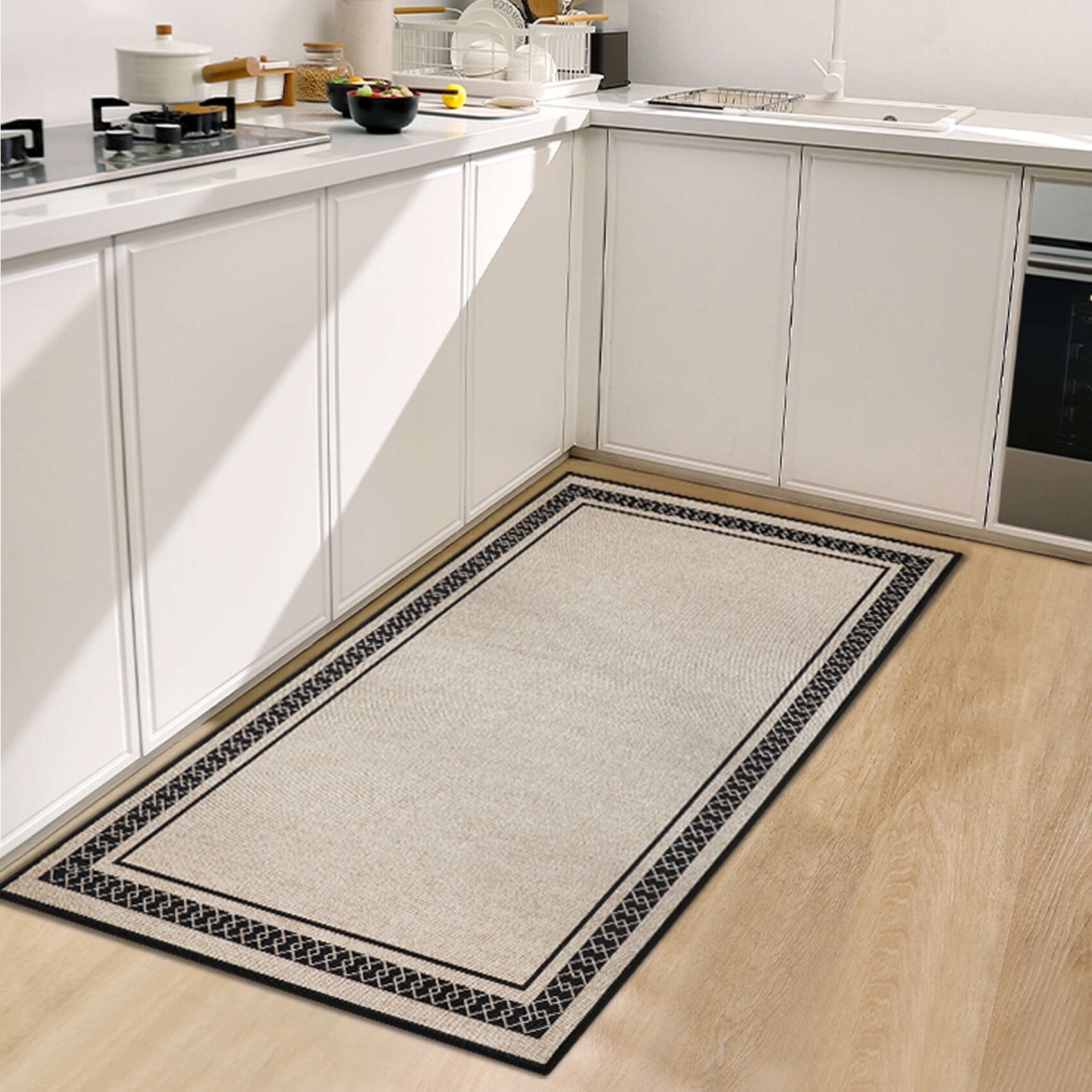 Kitchen Rugs,20"x47" Washable Non Slip Runner Rugs Farmhouse Kitchen ...