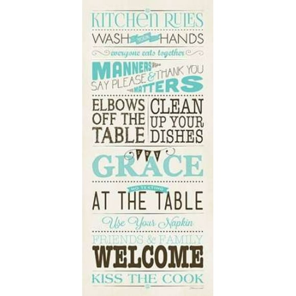 Office Kitchen Rules Poster