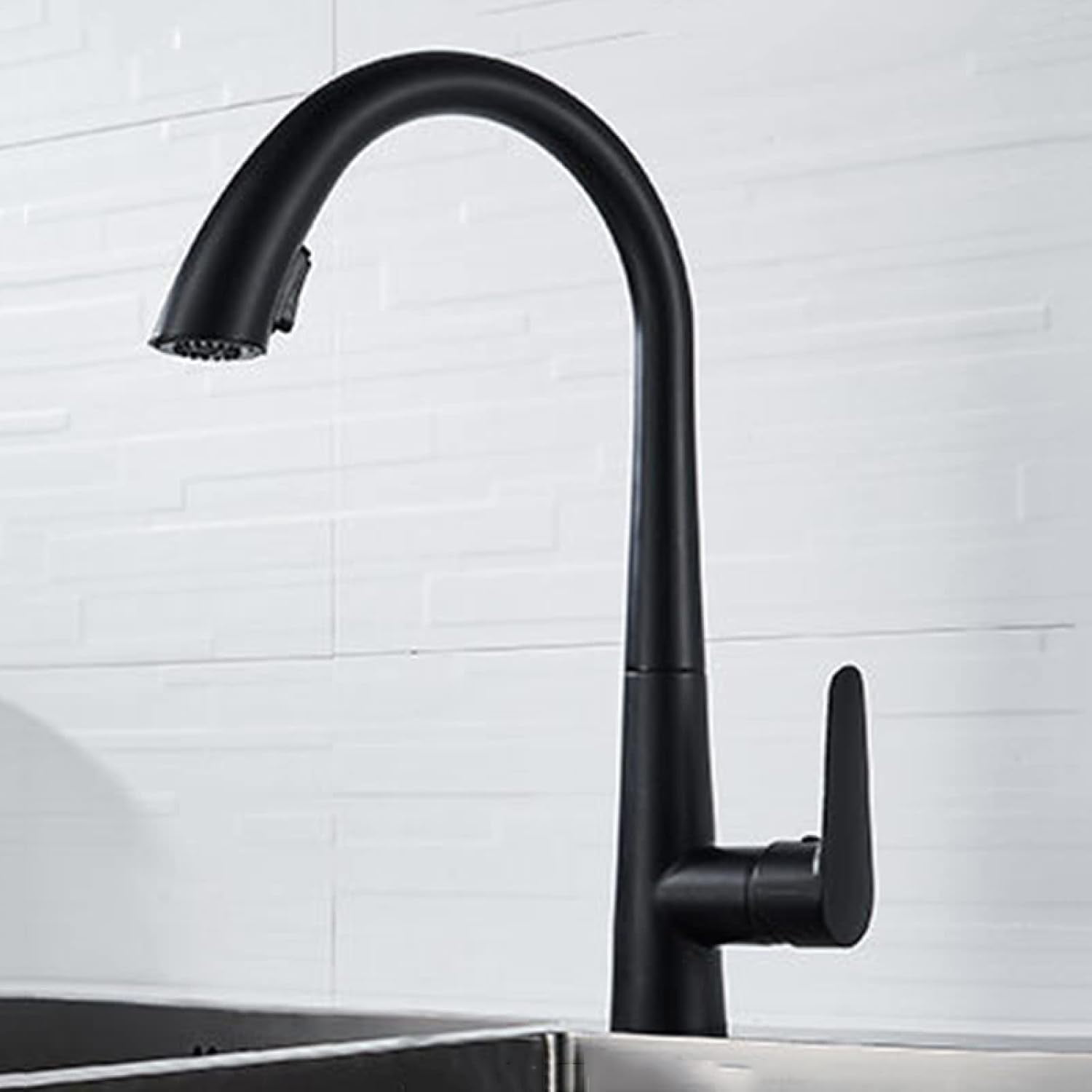 Kitchen SNK faucets with Pullout Sprayer,Kitchen Sink Faucet Dual ...