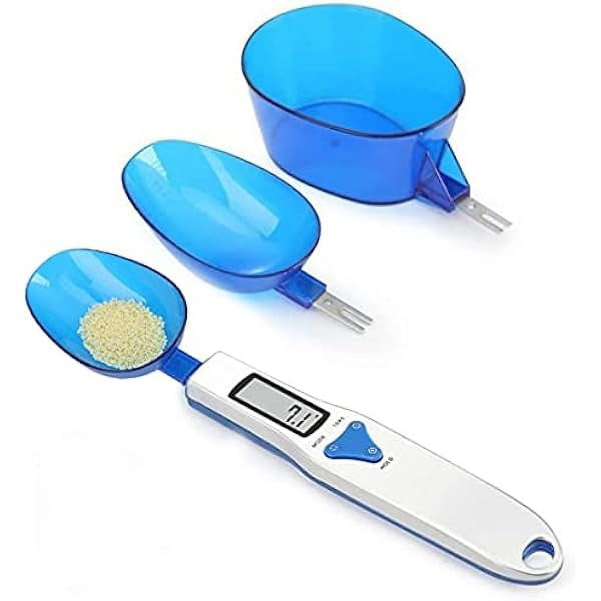 Kitchen Scale Spoon Gram Measure Scoop, 500g/0.1g Blue Cute Digital ...