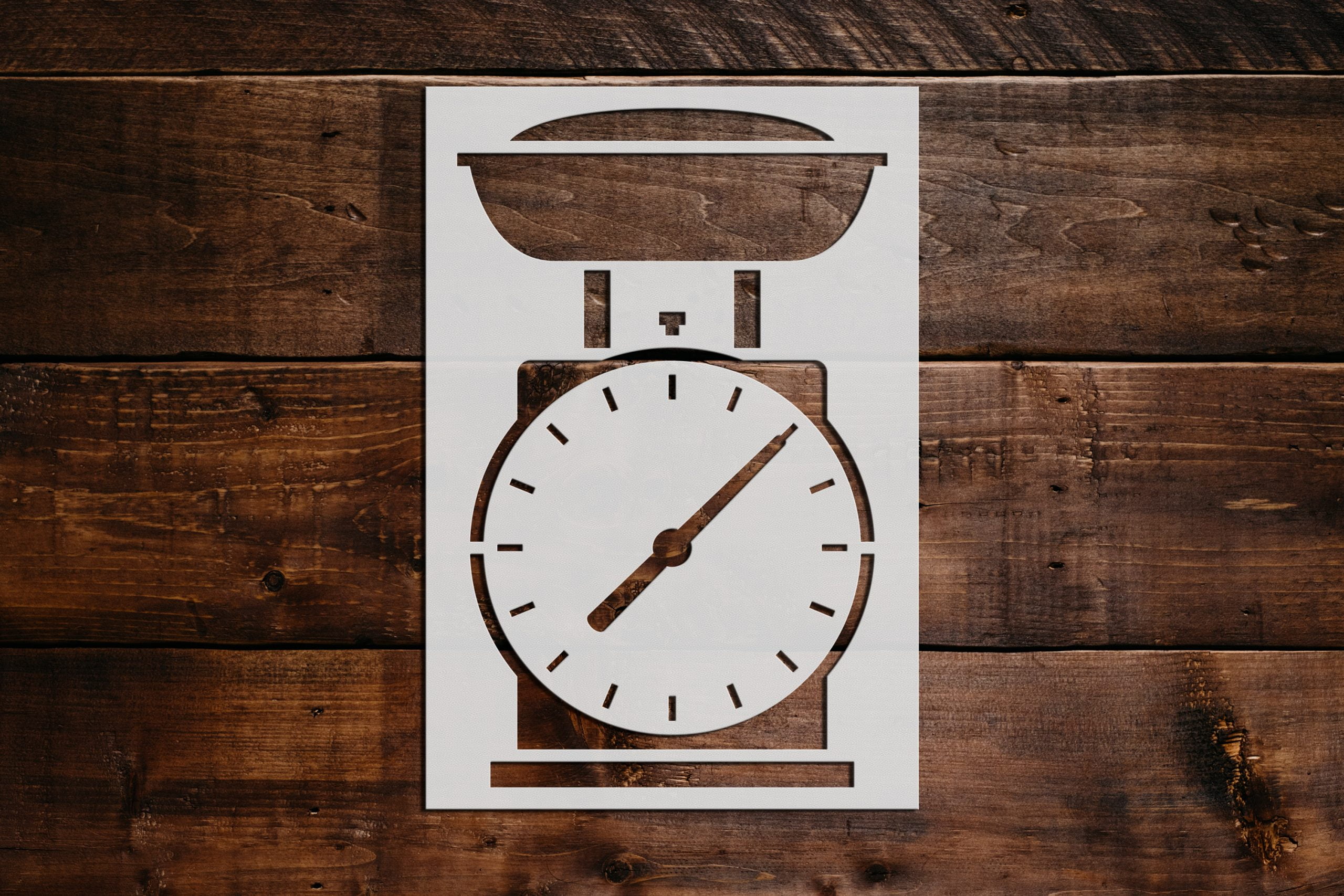 Kitchen Scale Stencil - Art and Wall Stencil (5"x6") - Walmart.com