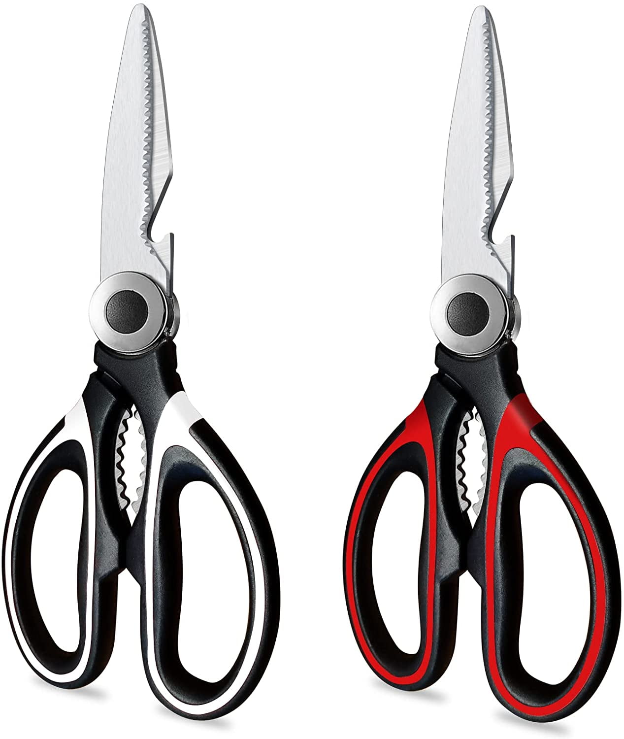 Kitchen Scissors 2 Pack Shears All Purpose Heavy Duty Dishwasher Safe ...