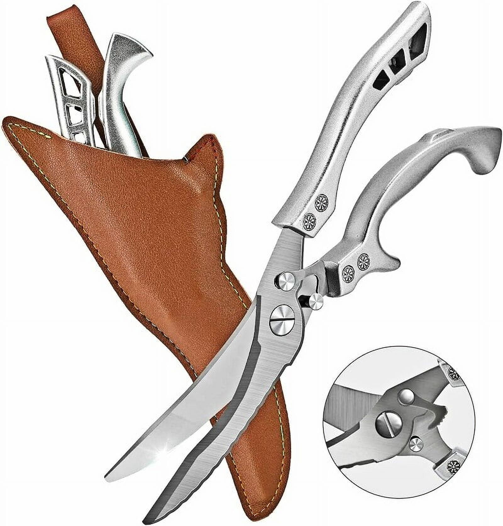 Kitchen Scissors Chicken Bone Kitchen Shears,Duck Fish Cutter 4Cr ...