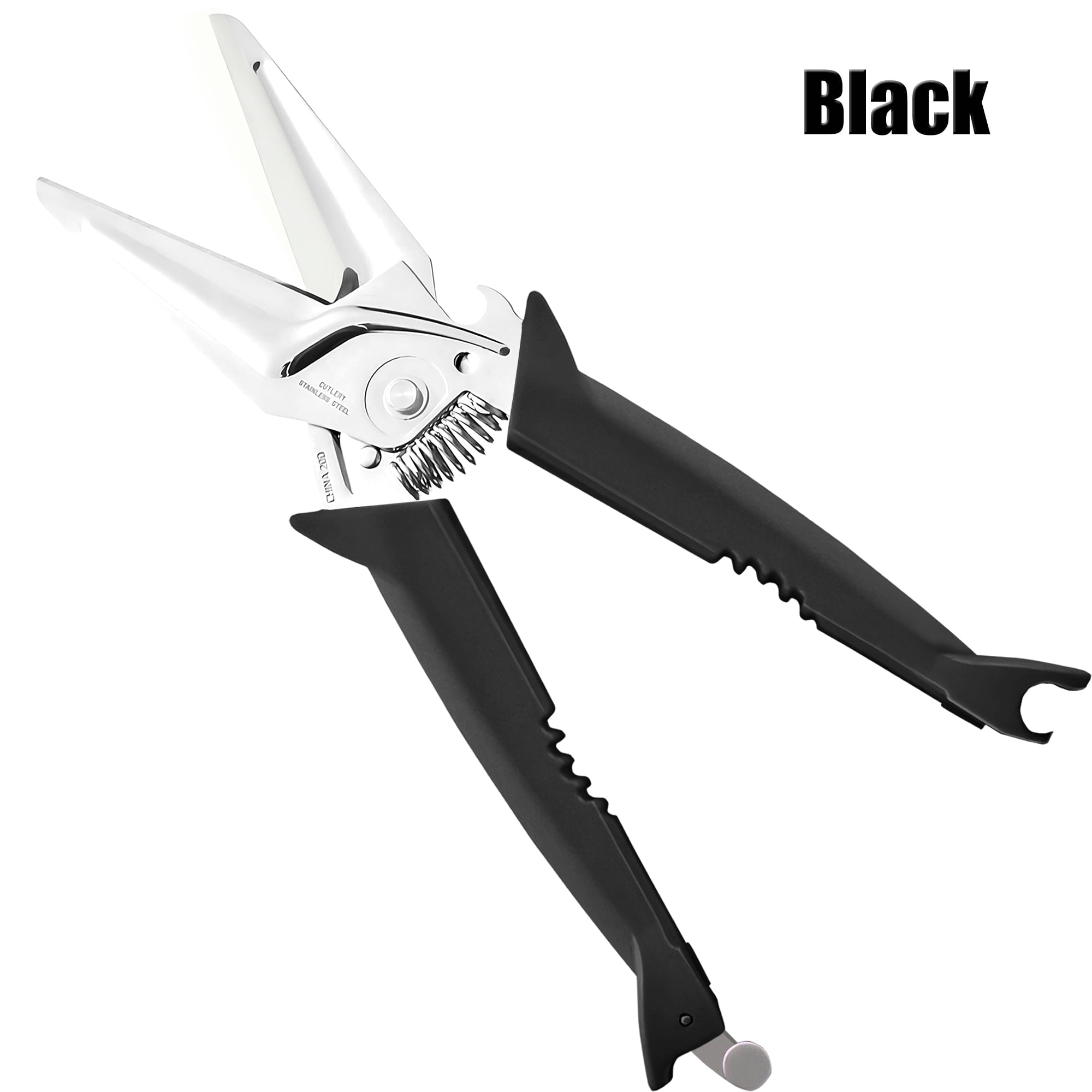 VIEROLA Kitchen Scissors, 9" Stainless Steel Shears, Heavy Duty, Spring ...