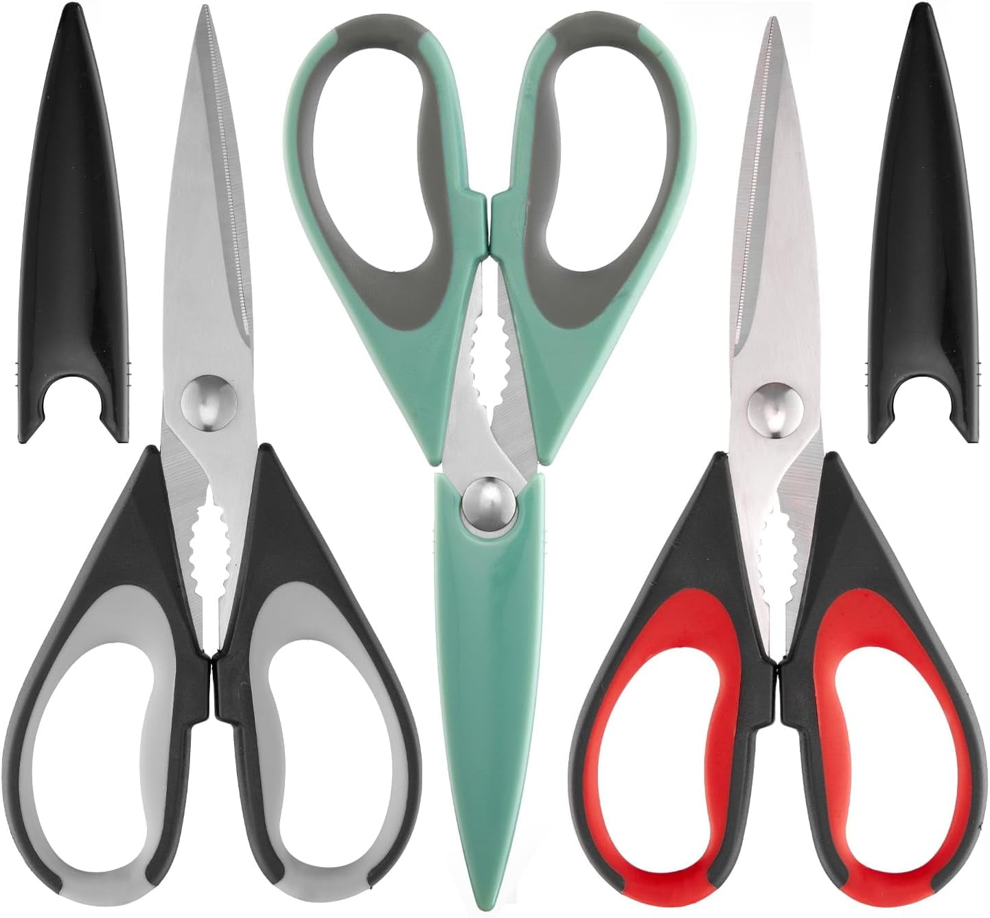 Kitchen Scissors All Purpose 3 Pack - kitchen gadgets utensils - Heavy ...